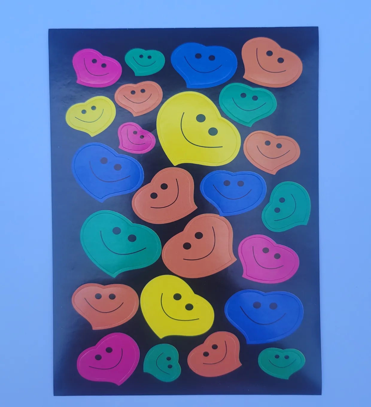 Colourful heart stickers - MJ Printing - Printing Service
