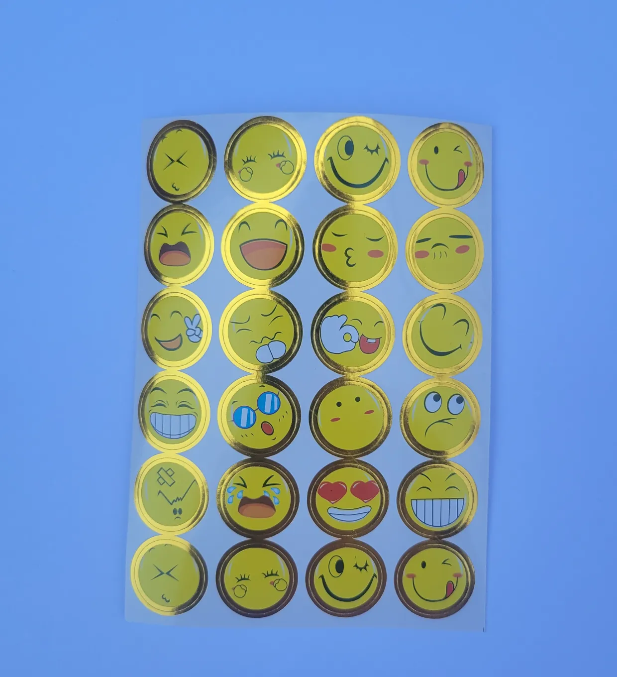 Emoji circle stickers - MJ Printing - Printing Service