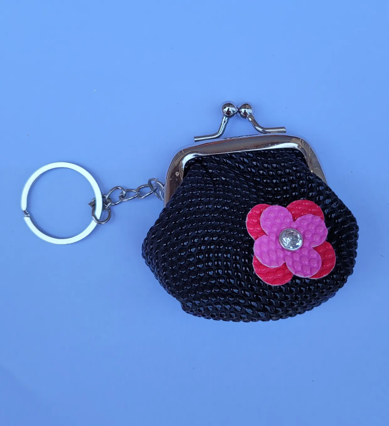 Small black purse keyholder - MJ Printing - Printing Service