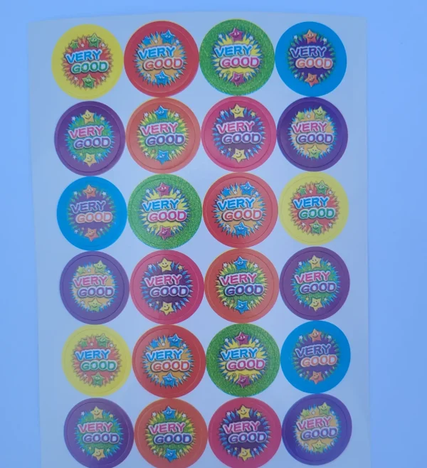 Very good round stickers - MJ Printing - Printing Service