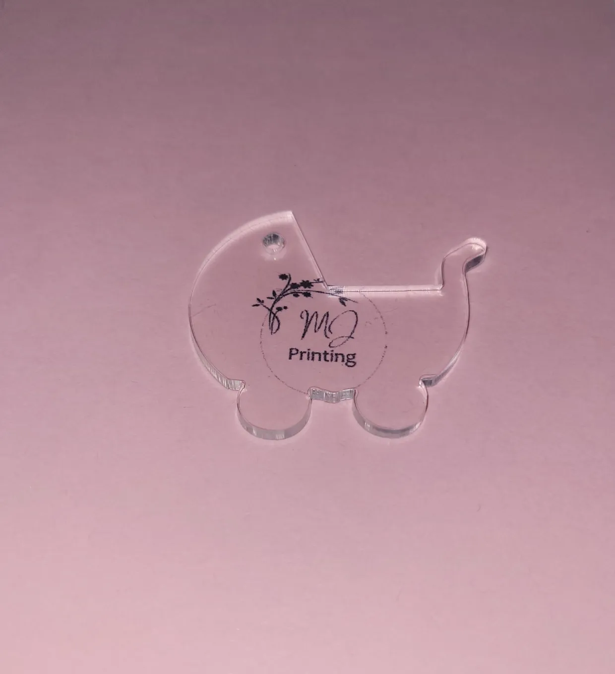 Pram Perspex blank - MJ Printing - Printing Service