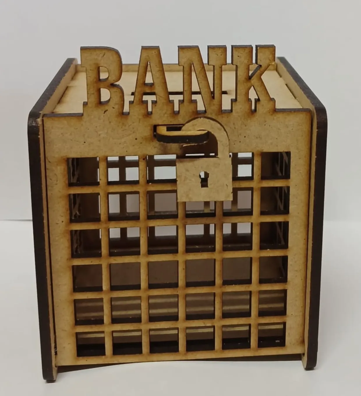 MDF Bank Box - MJ Printing - Printing Service