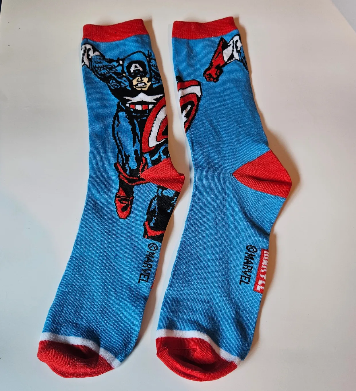 Captain America socks - MJ Printing - Printing Service
