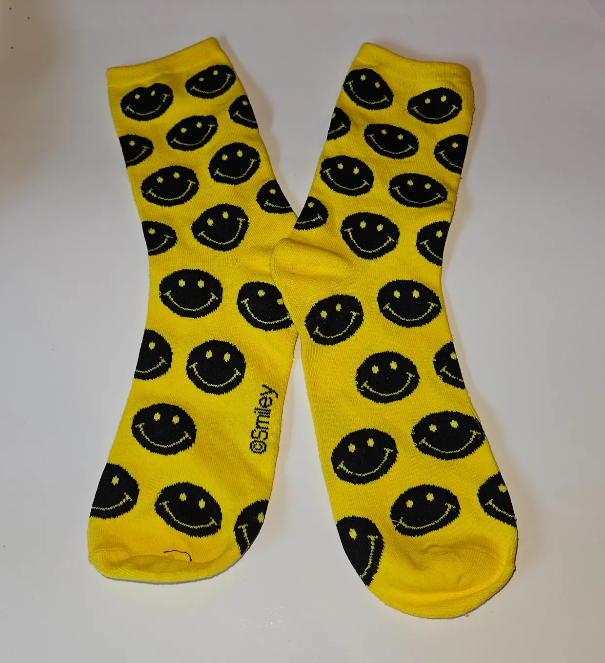 Yellow and Black Smiley socks - MJ Printing - Printing Service