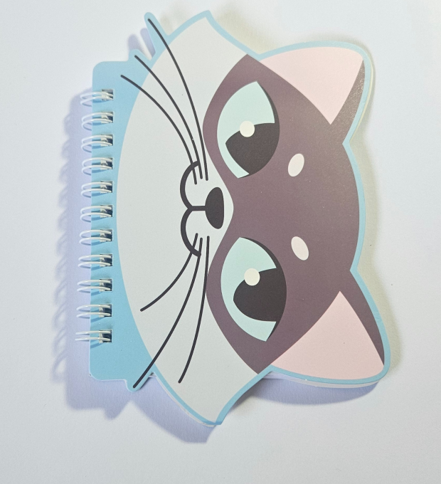 Blue Cat notebook - MJ Printing - Printing Service