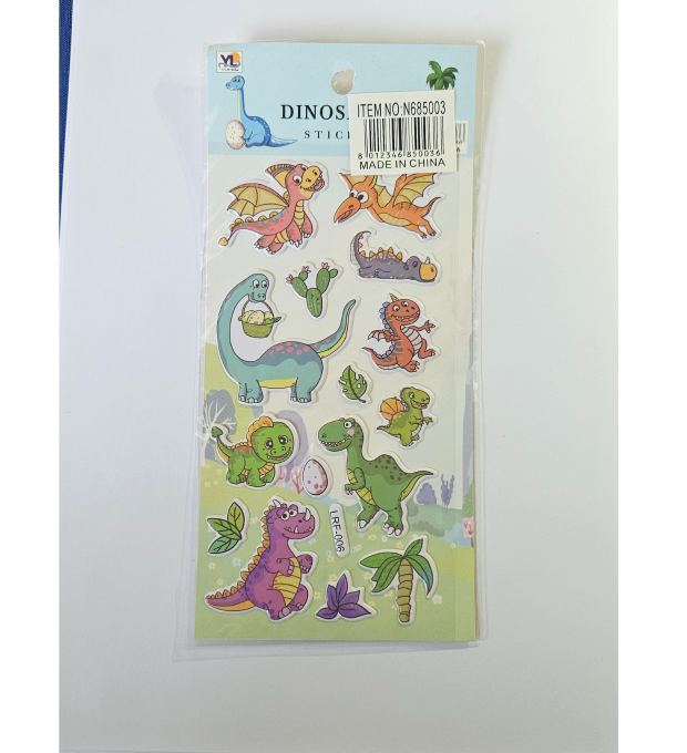 Dinosaur stickers - MJ Printing - Printing Service