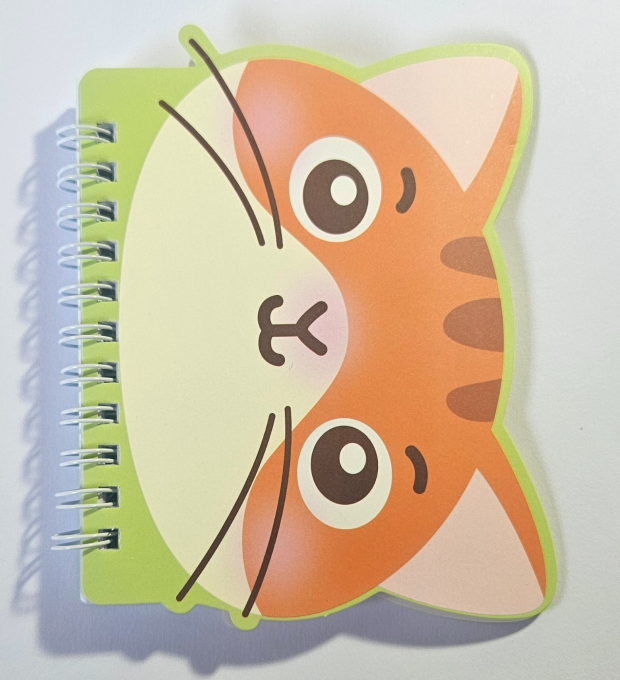 Green Cat notebook - MJ Printing - Printing Service