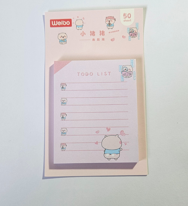 Light pink notepad - MJ Printing - Printing Service