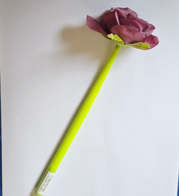 Maroon flower pen - MJ Printing - Printing Service