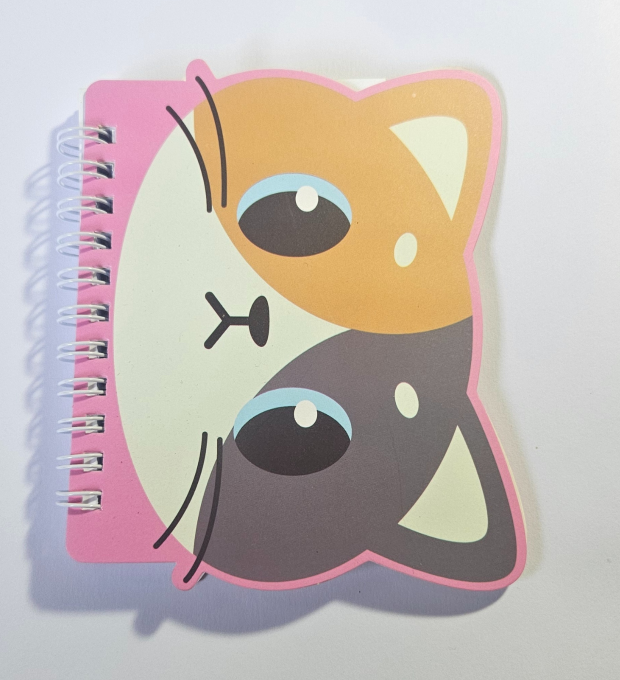 Pink Cat notebook - MJ Printing - Printing Service