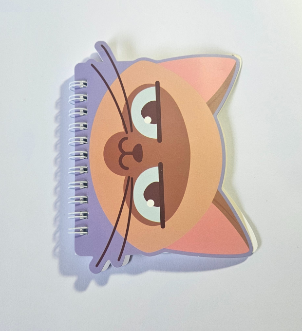 Purple Cat notebook - MJ Printing - Printing Service