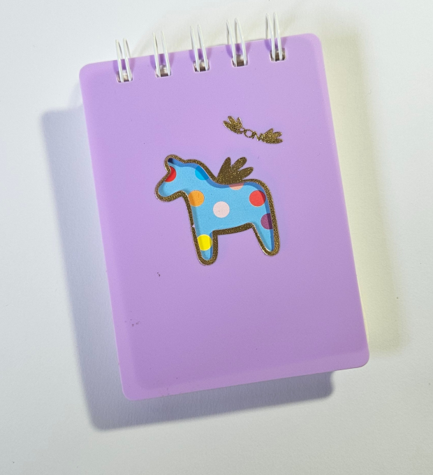 Purple flip notebook - MJ Printing - Printing Service