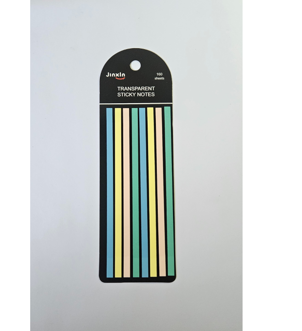 Transparent sticky notes (long) - MJ Printing - Printing Service